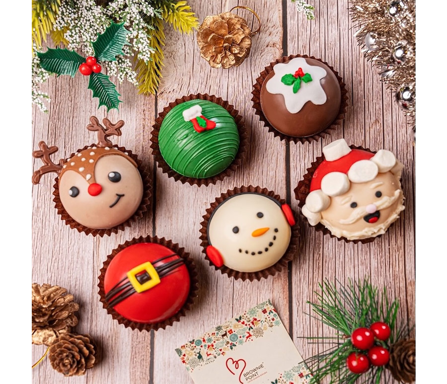 Xmas Hot Chocolate Bombs 6pc - GiftBag.ae - Online Gift Delivery in Dubai